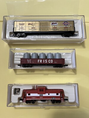 N Scale NIB Atlas 1021 Auto Parts Car , Frisco Gondola W/ Load And ...