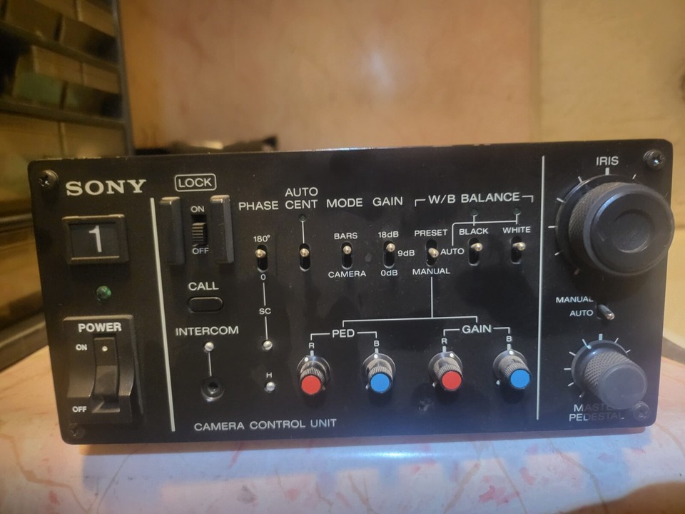 Sony production video recording cameras old vintage six each price ...