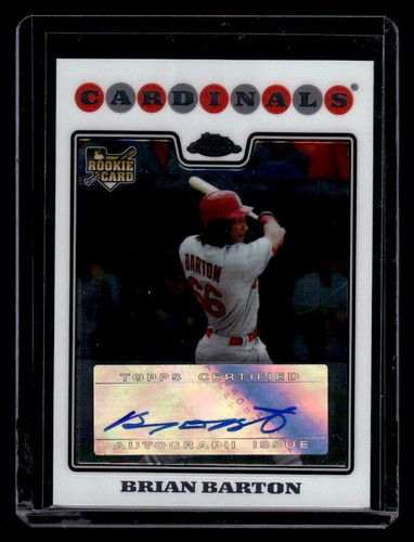 2008 Topps Chrome #231 Brian Barton Rooke Autograph | eBay