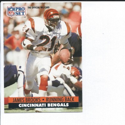 1991 James Brooks Pro Set Card Cincinnati Bengals #110 | eBay
