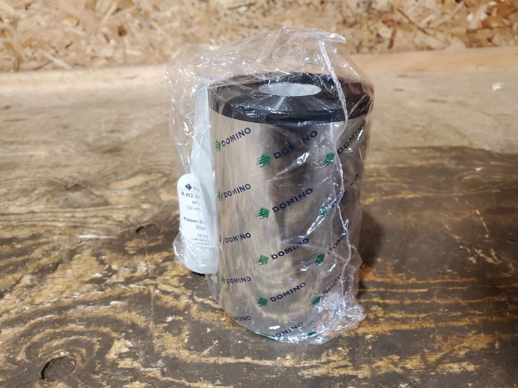 Domino M-W2-BK-130-600 M100031 Black Print Ribbon 110mm X 450m | eBay