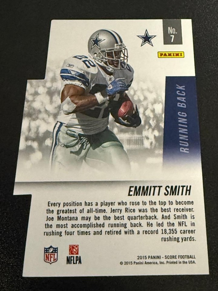 2015 Score - Ground Gainers Emmitt Smith #7 | eBay
