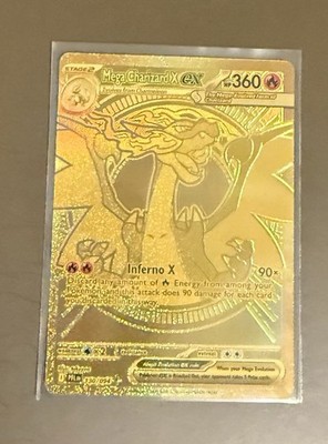 Mega Charizard X EX Phantasmal Flames 130/94 Mega Ultra Rare Gold Card ...