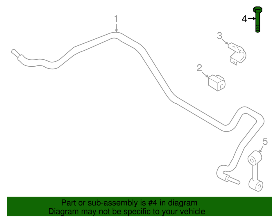 Genuine BMW Stabilizer Bar Bolt 07-11-9-902-900 | eBay