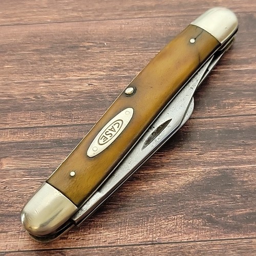 CASE XX 5347 HP STOCKMAN Folding Pocket Knife Made In USA 1940-64 STAG ...