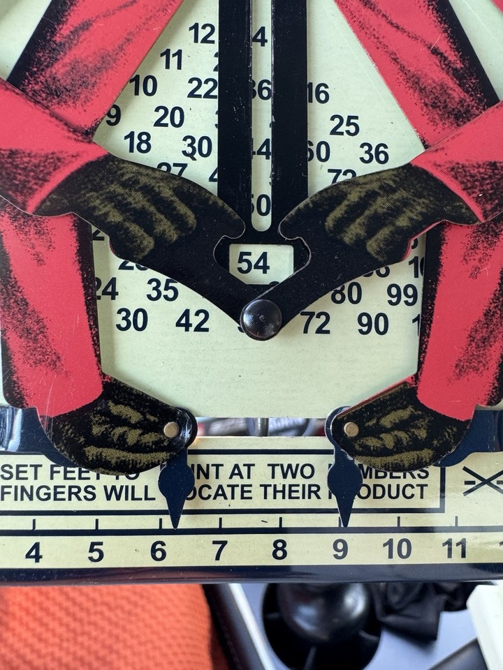 Consul The Educated Monkey Basic Tin Litho Toy Calculator Remake Unique ...