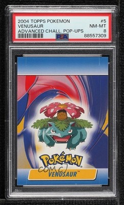 Venusaur Topps Pokemon Advanced Challenge Pop-Ups PSA 8 2004 | eBay