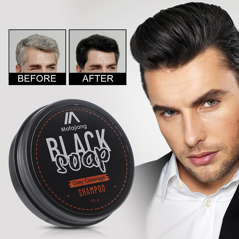 4x Gray Gone Soap - Gray Gone Bar Shampoo, Gray Hair Coverage Soap for ...