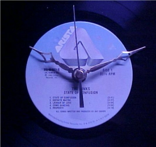 The Kinks - Vinyl LP Record Wall Clock by Rock Clock | eBay