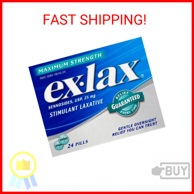 ex-lax Maximum Strength Stimulant Laxative Constipation Relief Pills for Occasio | eBay