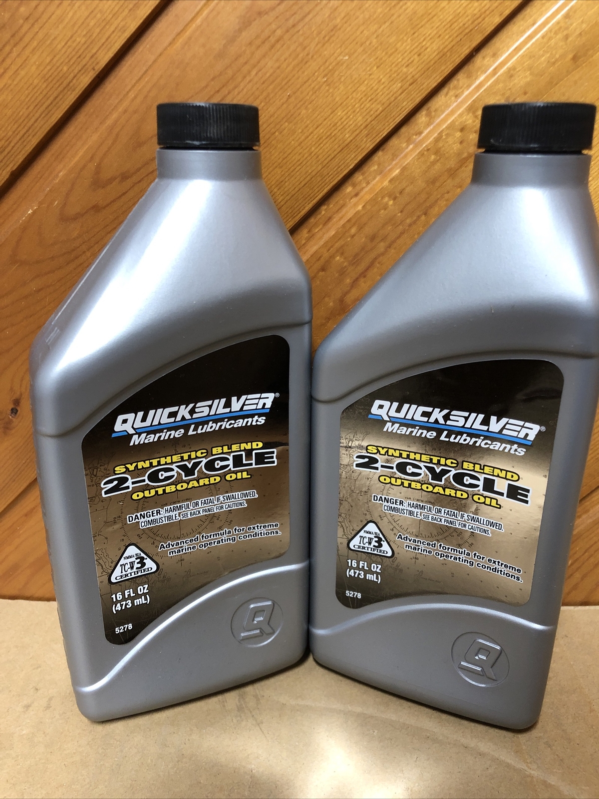 Lot of 2 QUICKSILVER 2-CYCLE OIL Synthetic Outboard Oil Brand New | eBay