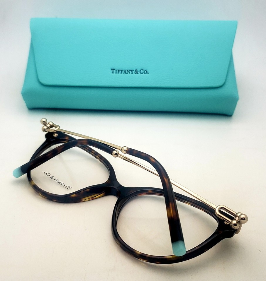New TIFFANY & Co Eyeglasses TF 2217 8015 53-17 140 Havana Tortoise ...