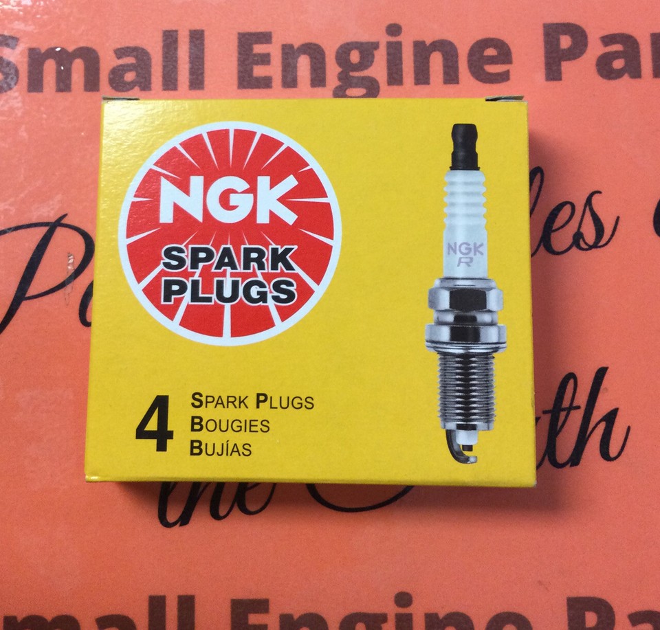 4 PACK GENUINE NGK SPARK PLUGS BPR4ES 6578 JOHN DEERE M805853 SMALL ...
