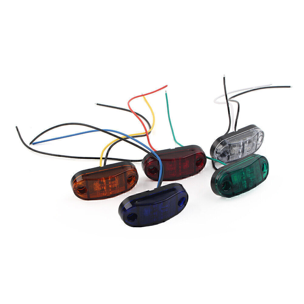 LED Side Marker Trailer Light Identification Light For Truck Trailer RV ...