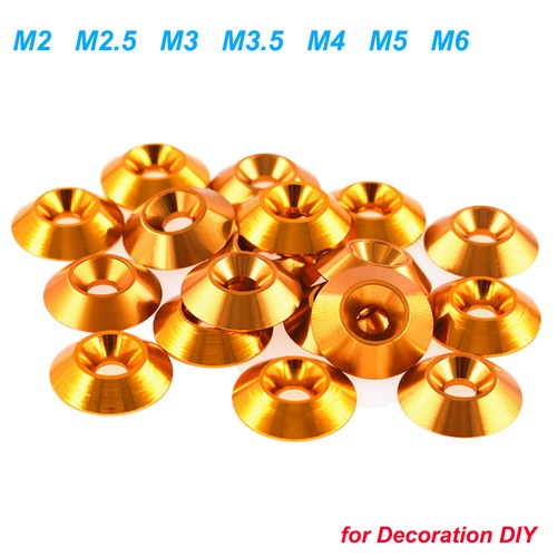 M2 - M6 Washers Brass Alloy Countersunk Gasket Metric for Screw ...