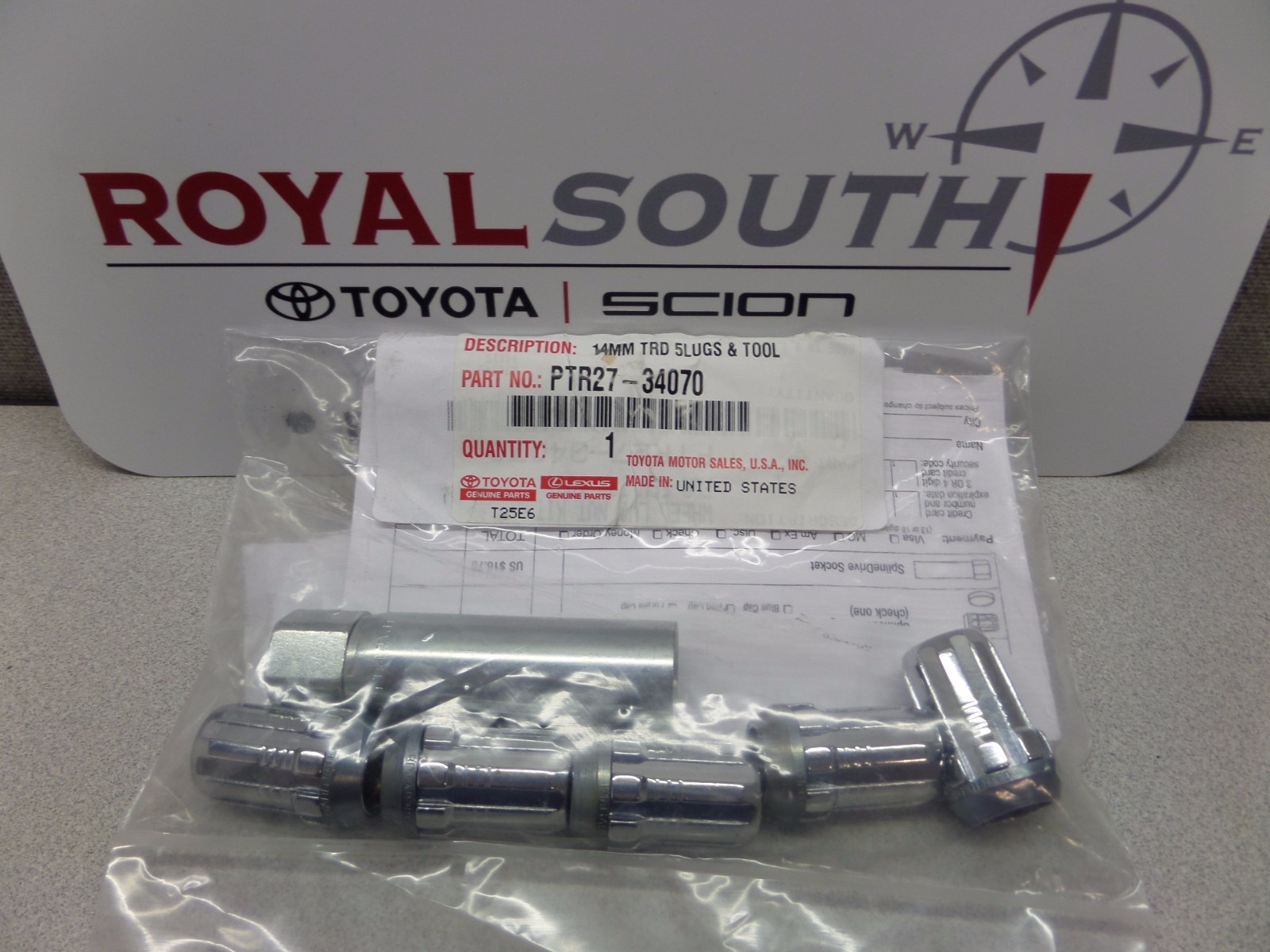 Toyota Land Cruiser Sequoia Tundra TRD Wheel Lock Set 14mm Conical ...