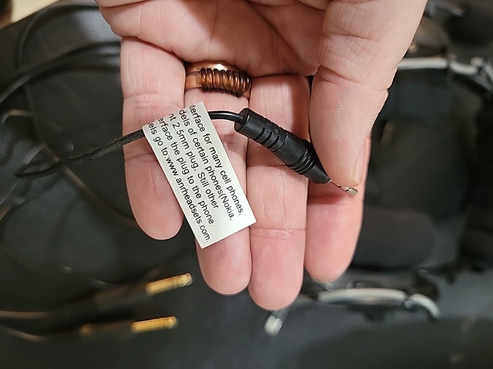 SOFTCOMM C-20 CHANCELLOR PASSIVE AVIATION HEADSET With Cell Attachment ...