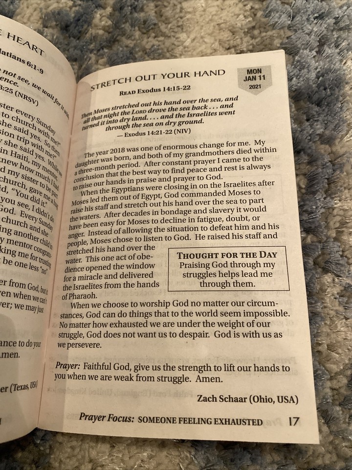 Upper Room Devotional Magazine Jan Feb 2021 Where The World Meets To ...