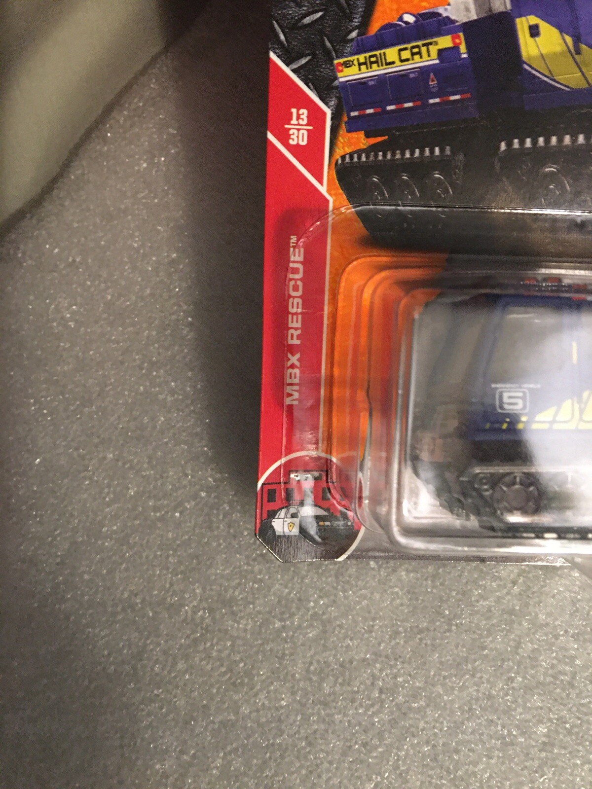 2018 Matchbox Hail Cat #66/125 [Blue] MBX Rescue 1/64 Scale Diecast ...