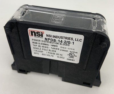NSI Industries NPDB-14-2/0-1 Power Distribution Block | eBay