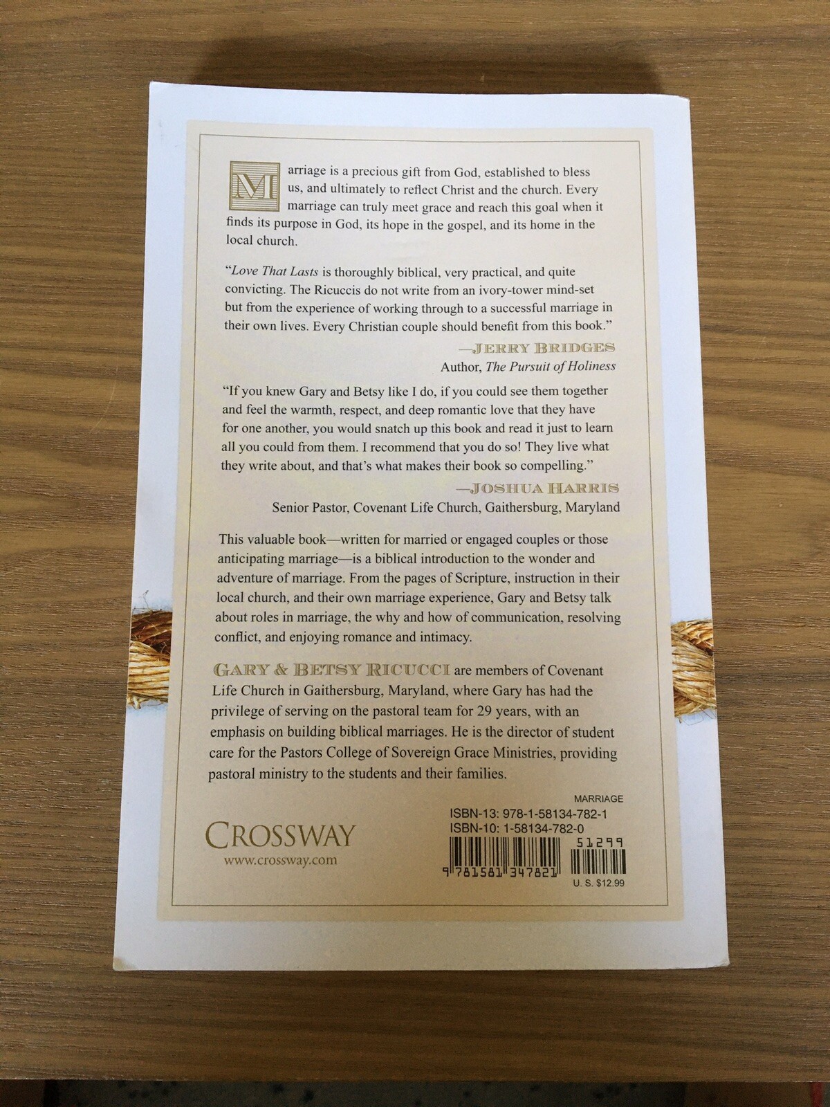 Love That Lasts: When Marriage Meets Grace by Ricucci, Gary and Betsy ...