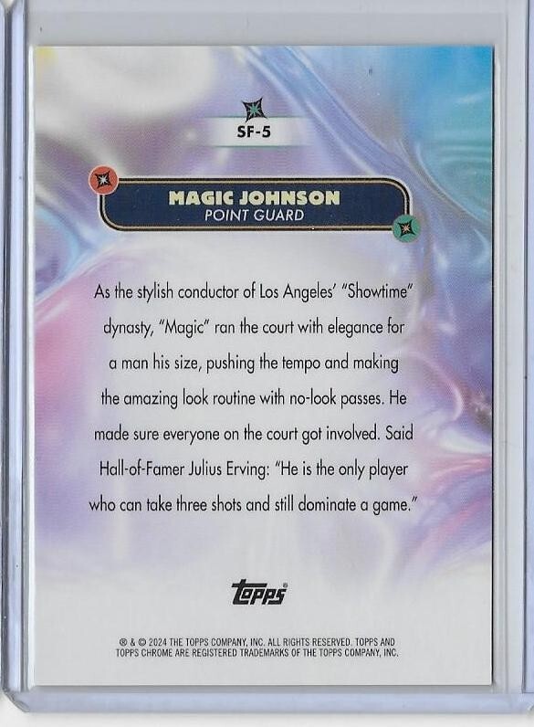2023-24 Topps Chrome Superfly Refractor #SF-5 Magic Johnson | eBay