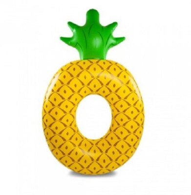 Inflatable Pineapple Pool 27" Ring Float Beach Lake Swim Floatie ...