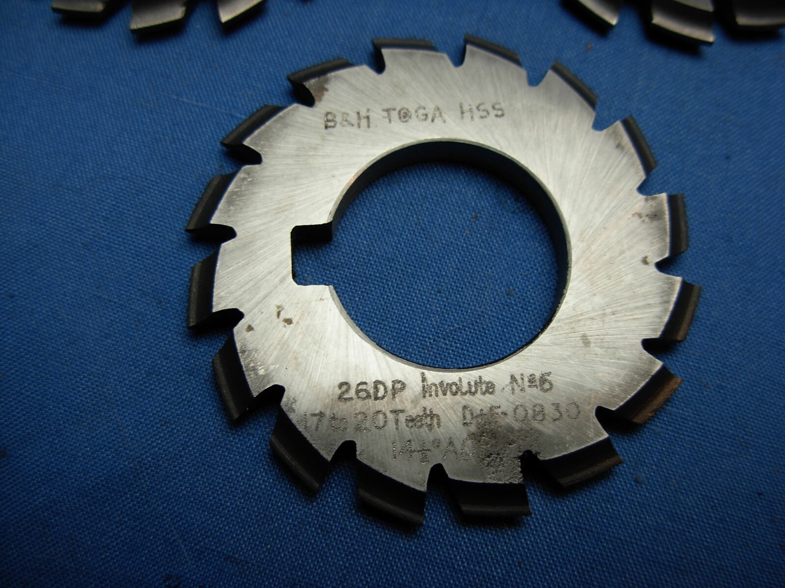 3 x Involute gear cutters 1 NO 4- 24DP .1 NO 6 -24 DP, 1 NO 6 - 26 DP ...