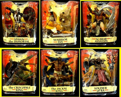 Spawn Series 33 Age of Pharaohs Action Fig Set of 6 New 2006 McFarlane ...