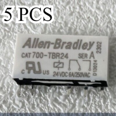 CAT 700-TBR24 5X CAT700-TBR24 Relay 5Pin 6A 250VAC 24VDC For Allen ...