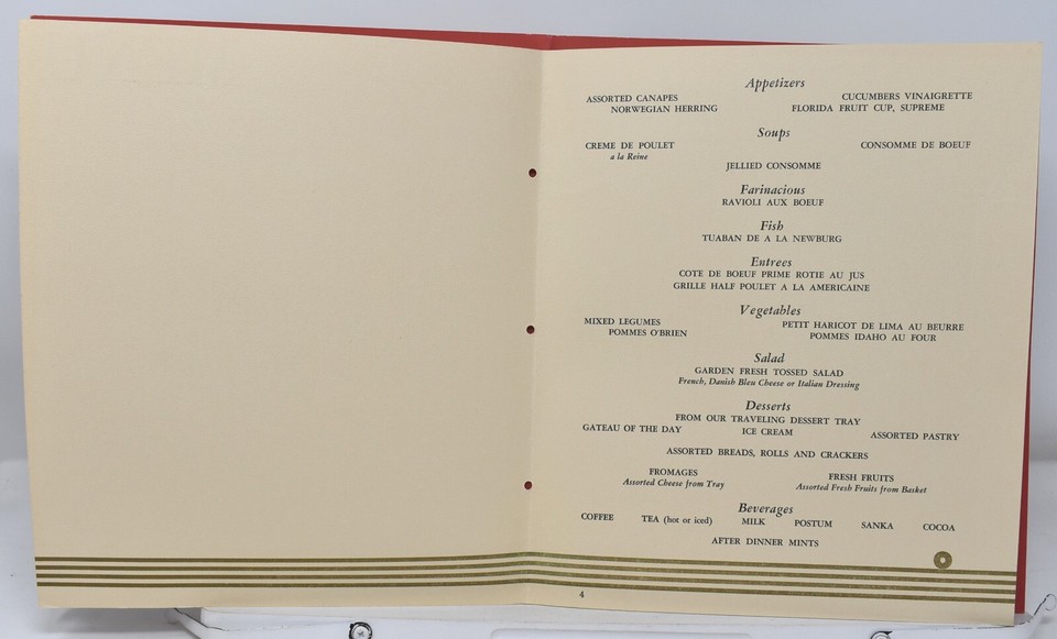 1960s M/S MS Sunward Menu Norwegian Caribbean Line Cruise Ship Ferry #2 ...