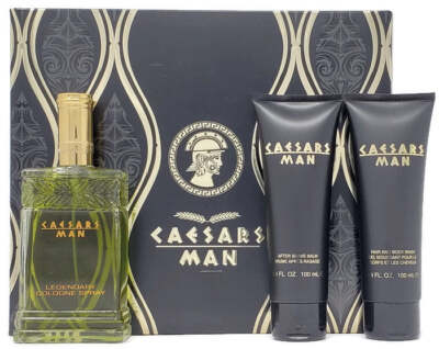 Caesars Man Caesars World Men 3pc Set 4oz Legendary Cologne/3.4oz Balm ...