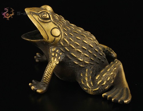 collectable Decorated Old Copper Handwork Carved Frog Statue | eBay