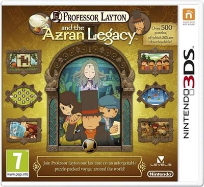 Professor Layton & The Azran Legacy - Nintendo 3DS Action Adventure ...