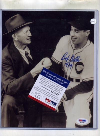 Bob Feller Autographed Memorabilia | Signed Photo, Jersey, Collectibles ...