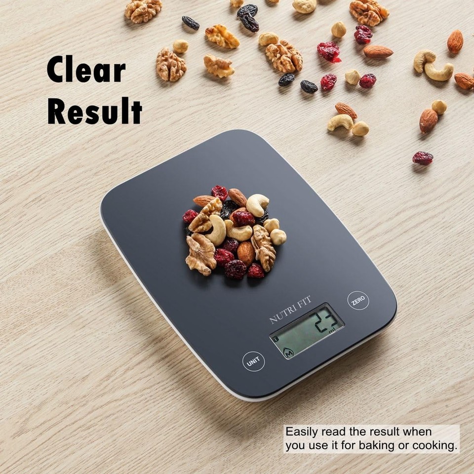 Digital Food Scale, 11lb Kitchen Scale Digital Weight, Cooking Scale ...