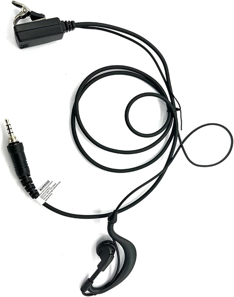 1pin 3.5mm S/P 4C Thread Two Way Radio Accessories Earpiece with PTT ...