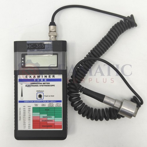 Monarch Examiner 1000 VIBRATION METER, HC#365 (TESTED) | eBay