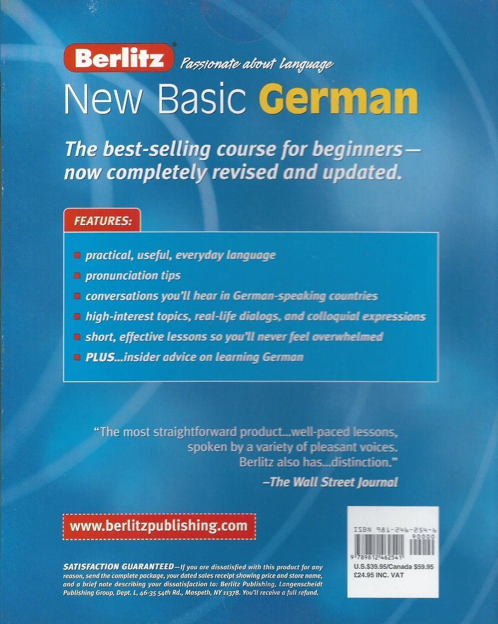 Berlitz New Basic German kit - course book, learner's guide plus ...