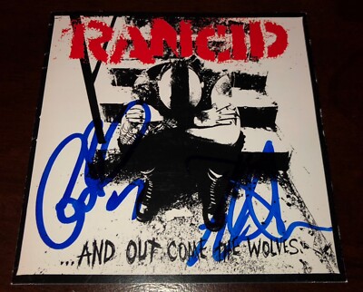 Tim Armstrong Lars Frederiksen Rancid Out Come The Wolves Signed CD ...