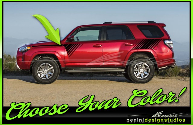 Toyota 4-Runner 4Runner Retro Vinyl Graphics Stripes 2010-2018 TRD ...