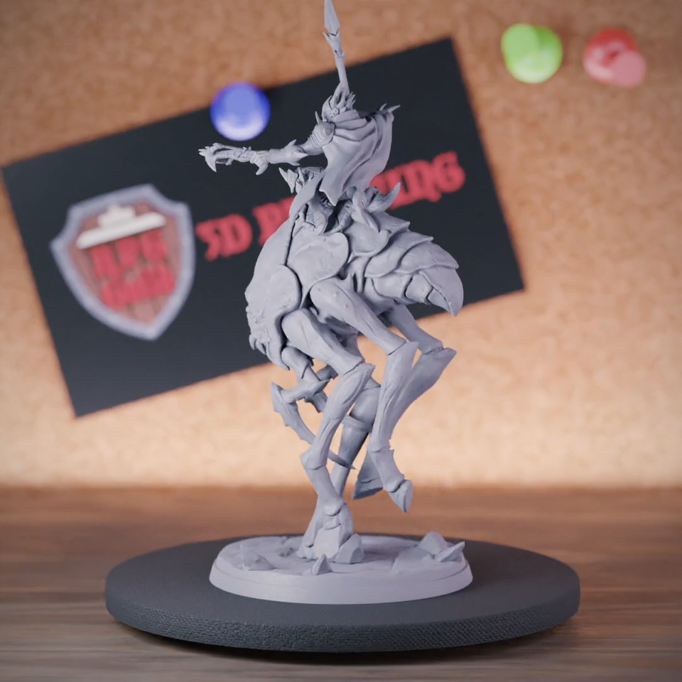 Underdark Drow Rider Miniature Marauder Mini Dungeons and Dragons DnD ...