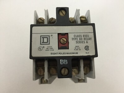 SQUARE D XD020 CLASS 8501 SERIES A RELAY | eBay