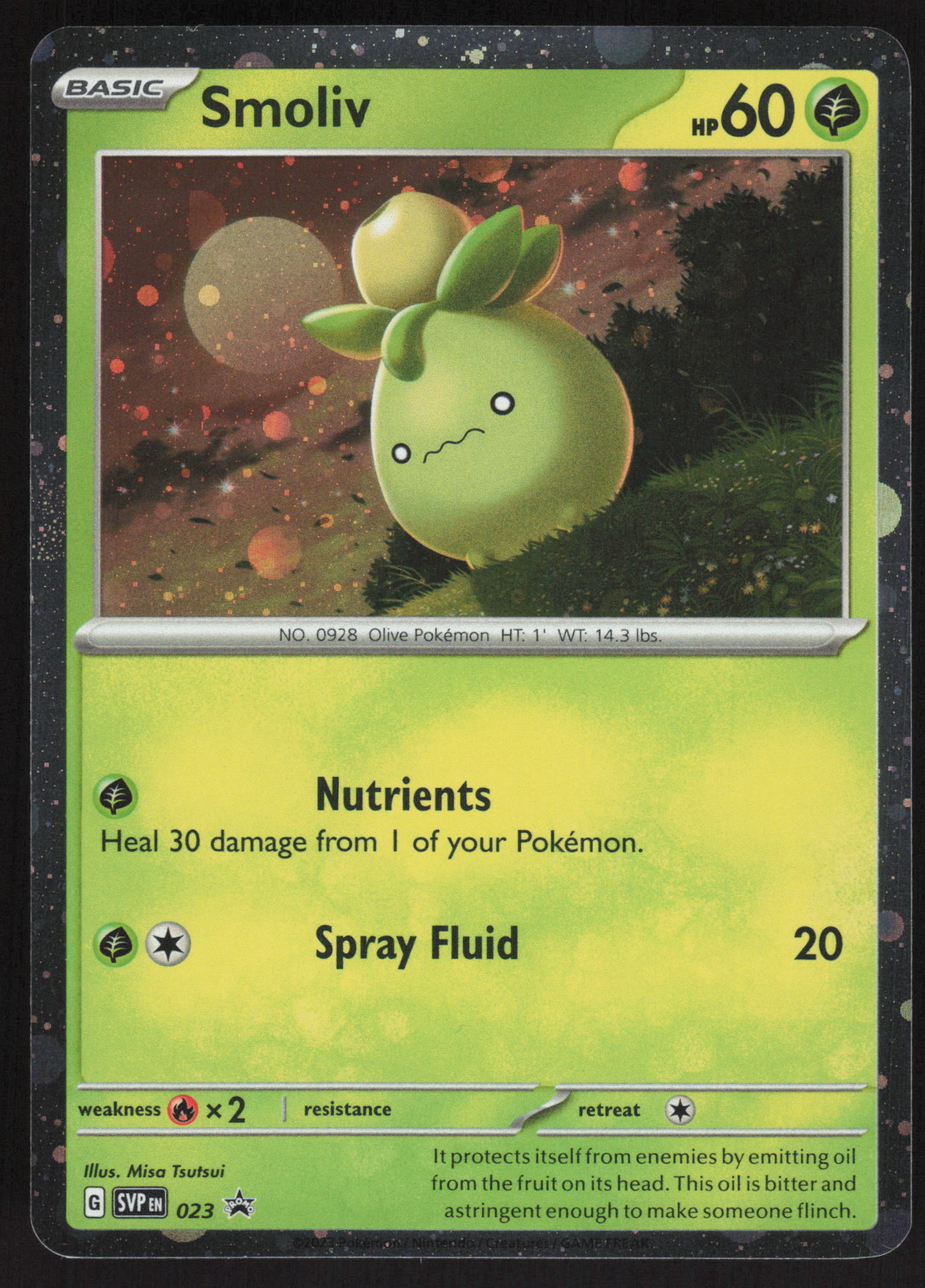 Smoliv NM 023 SV: Scarlet & Violet Promo Cards Pokemon Card | eBay