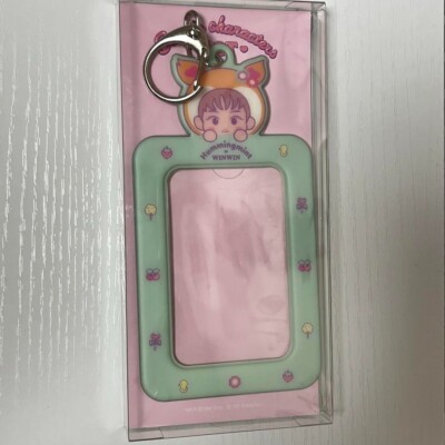 NCT WayV Sanrio Photo Card Holder Key Ring Set Winwin Humming Mint Kpop ...