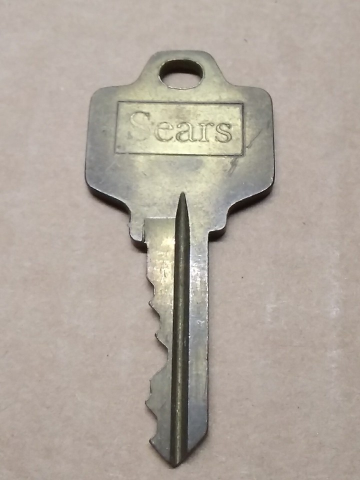 SEARS # 63963 NA5 House Trunk Padlock Lock Key USA Antique | eBay