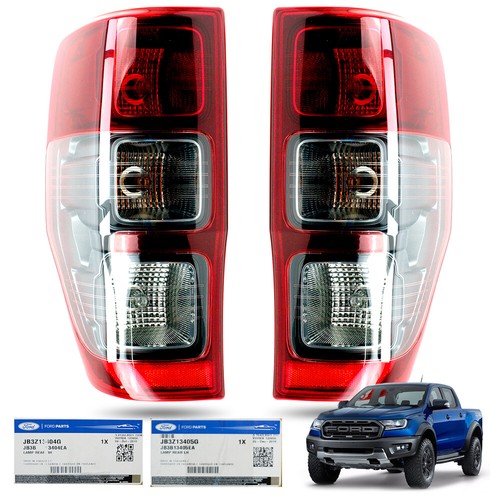 Rh+Lh Genuine Tail Lamp Bulbs Black Grey For Ford Ranger Raptor 2012 ...
