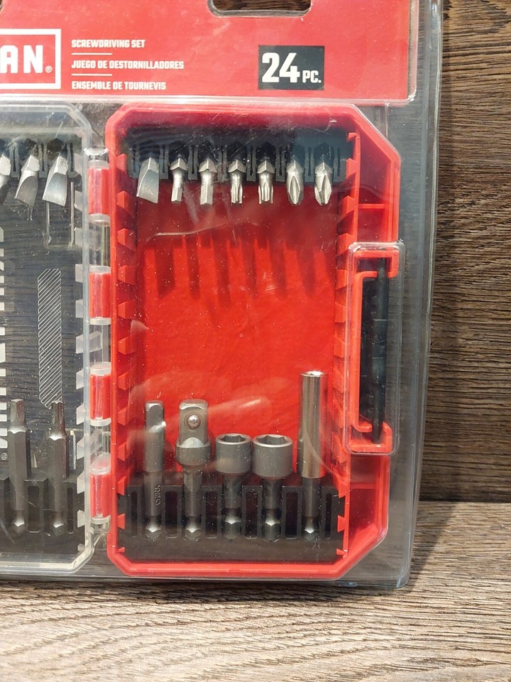 NEW Craftsman 24-pc Screwdriving Bit Set CMAF1224 Bit Kit- SEALED | eBay