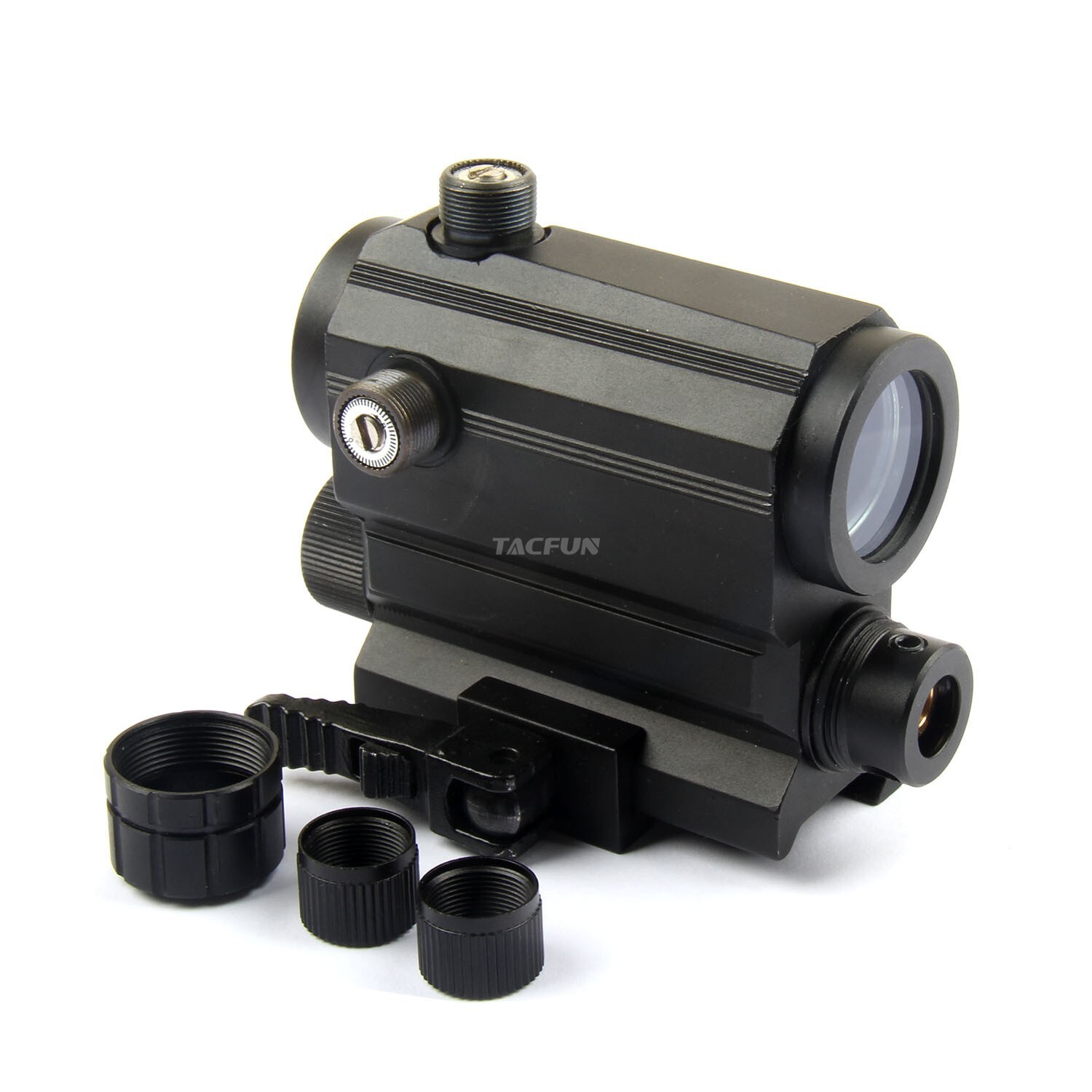 Reflex Green / Red Dot Sight Scope & Laser Sight Combo 20MM Rail Mount ...