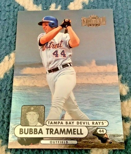 1998 Fleer/SkyBox Metal Universe Bubba Trammell Tampa Bay Devil Rays ...